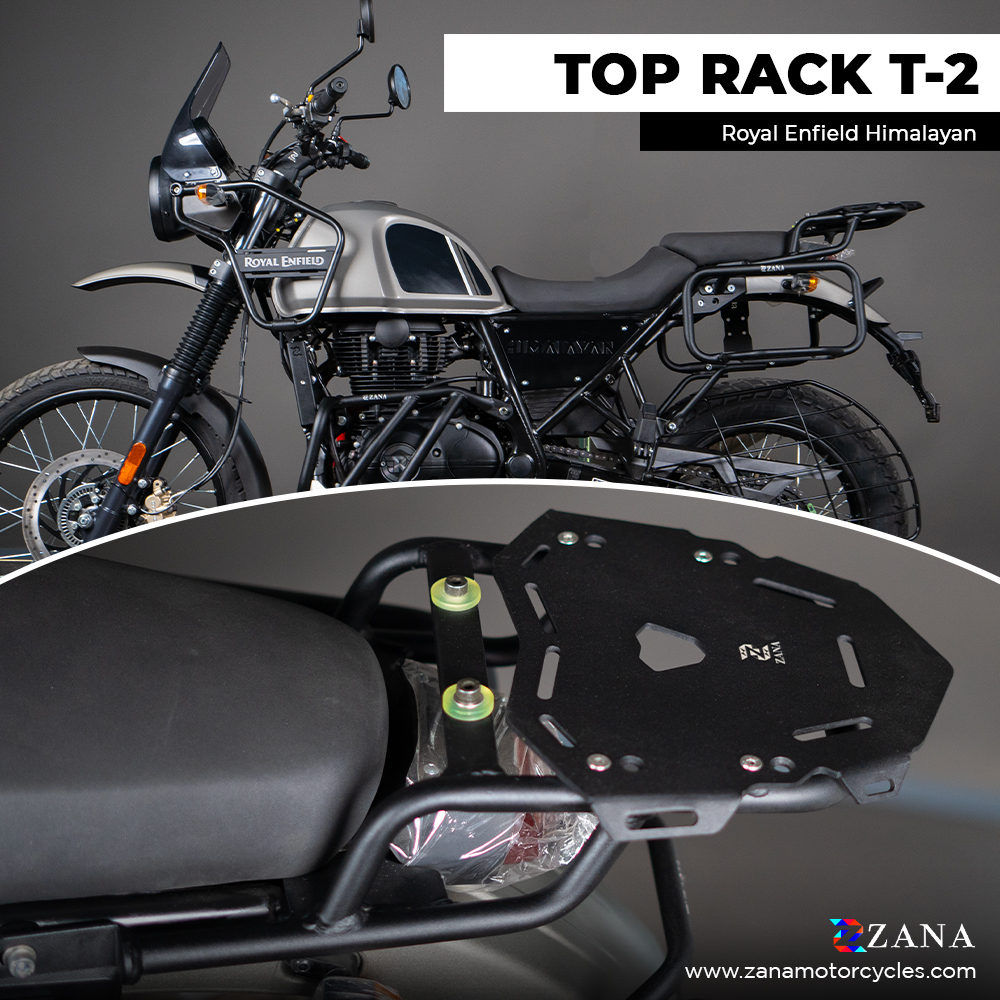 Royal Enfield Top Rack With Aluminium Plate Compatible With Pillion ...