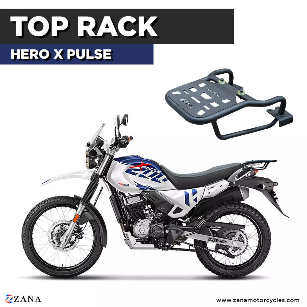 Hero Xpulse200 BS6 Toprack With Plate Compatible With Pillion Backrest ...