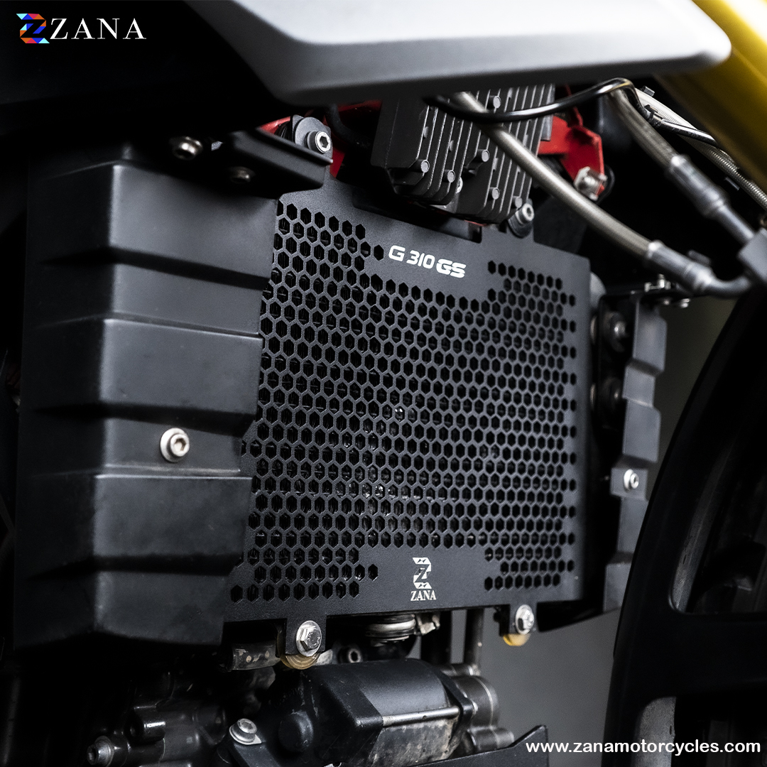 BMW G310 GS Radiator Guard Black | Zana Motorcycles