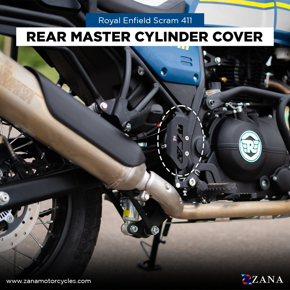 NEW REAR MASTER CYLINDER PROTECTOR ALUMINUM FOR SCRAM 411