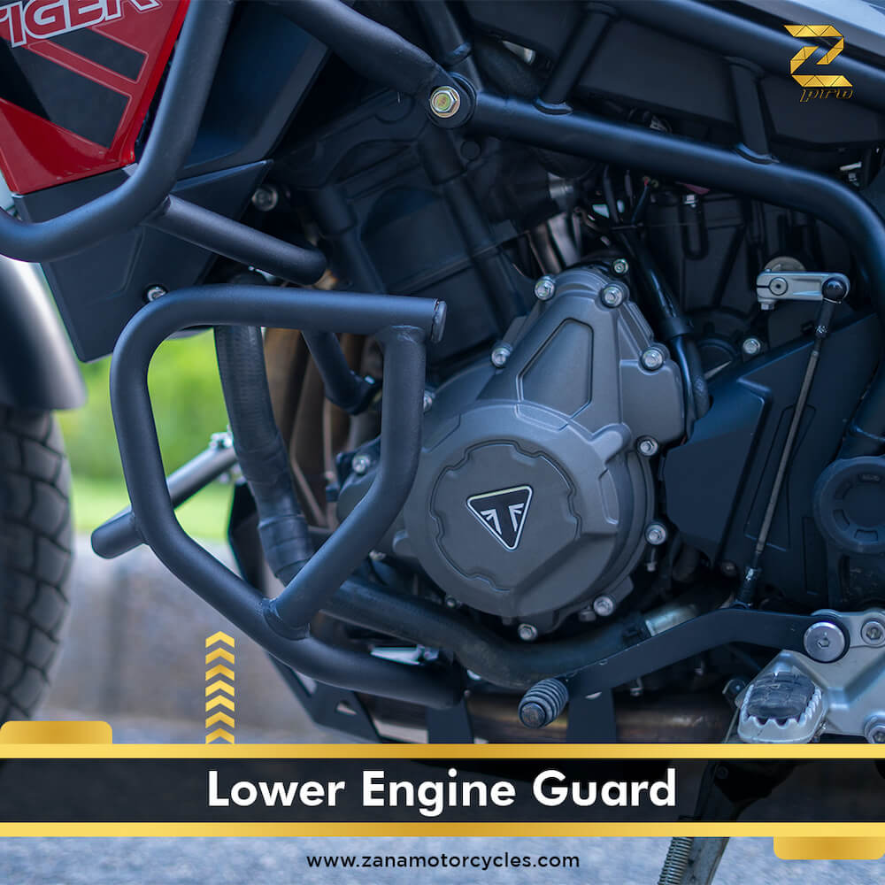 Lower Engine Guard (Black) For Triumph Tiger 850