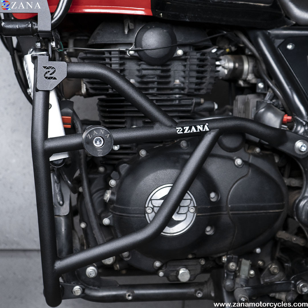 Royal Enfield Himalayan Leg Guard With Slider/ Crash Guard (Black ...