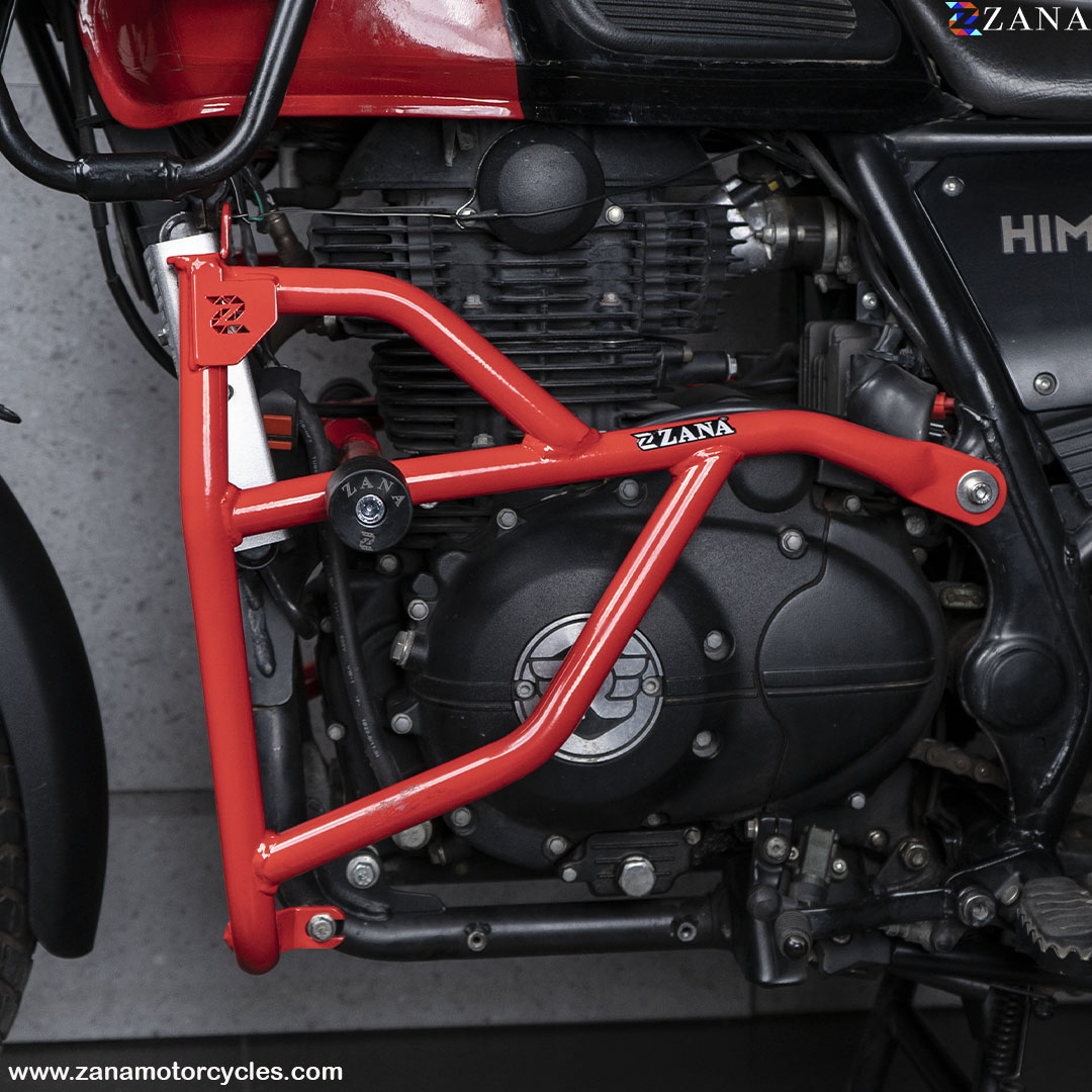 LEG GUARD MS WITH SLIDER HIMALAYAN RED BS6(2021-22)