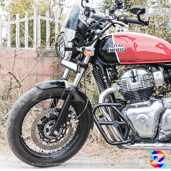 Royal Enfield GT/Interceptor 650 Crash Guard, Leg Guard With Slider ...