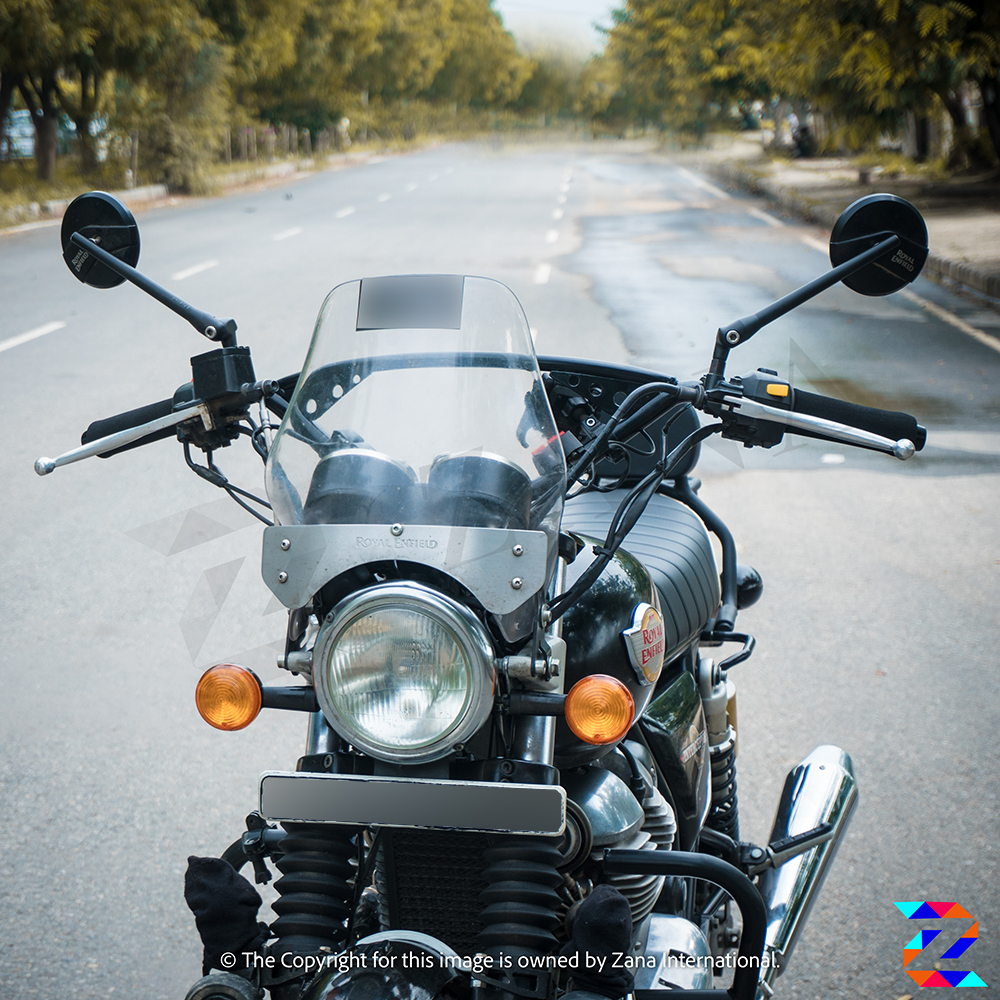 Royal Enfield Interceptor 650 Brat With Crossbar Handle Bar | Zana ...