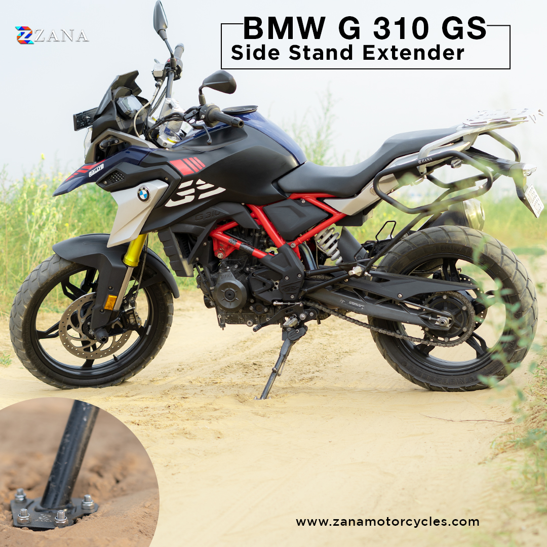 BMW G 310 GS Side Stand Extender | Side Stand Extensions | Zana Motorcycles