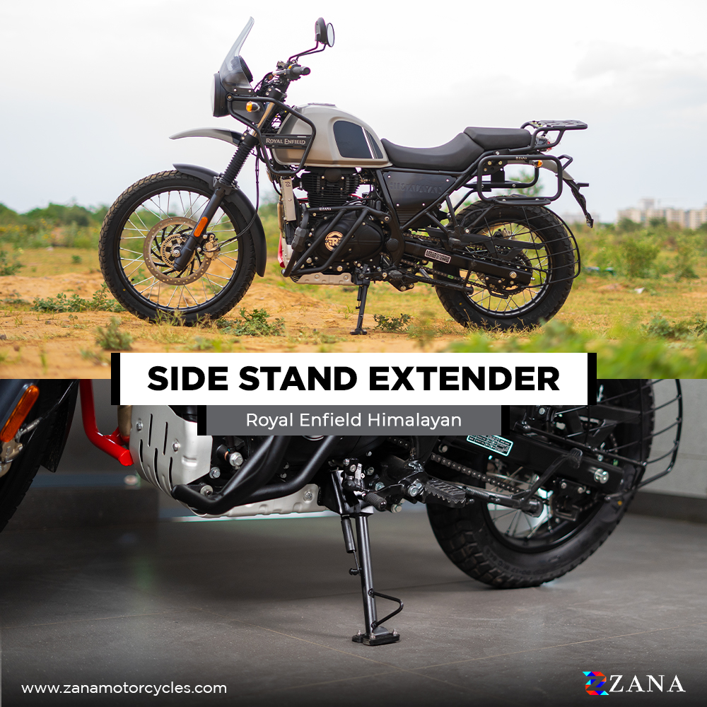 Side Stand Extender Aluminum & Stainless -steel for Royal Enfield ...