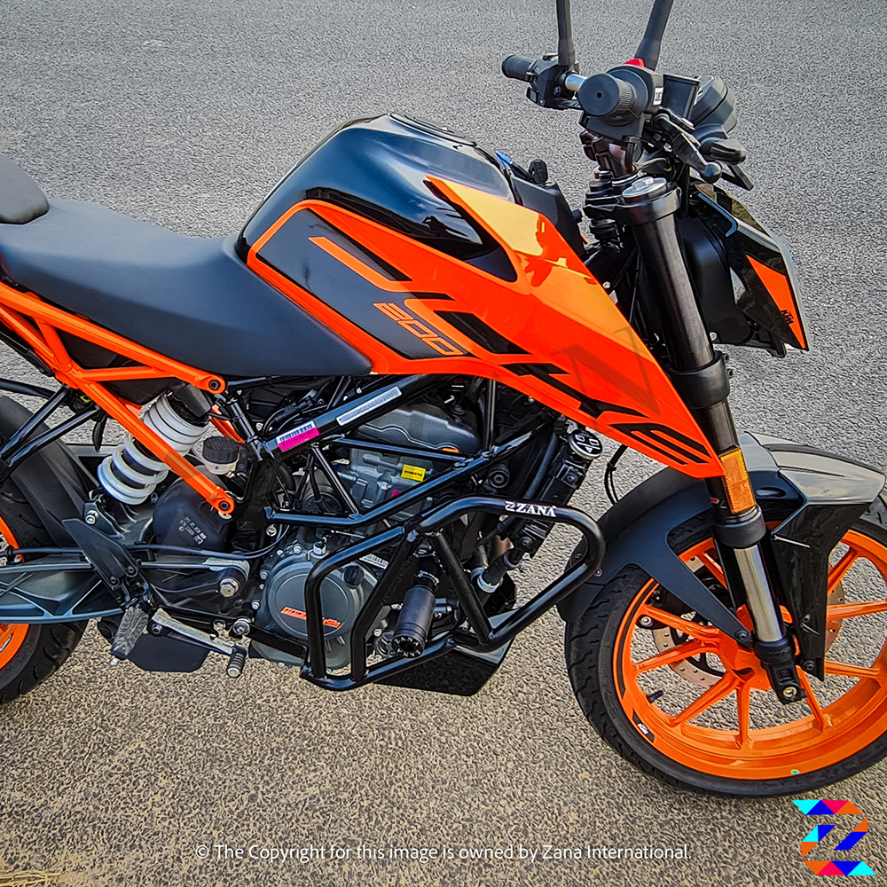 KTM Duke 125 Crash Guard, Leg Guard for model (2020-21) | Zana Motorcycles