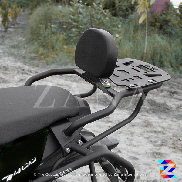 Bajaj Dominar 400 Top Rack Type-1 Black With Plate Compatible With ...