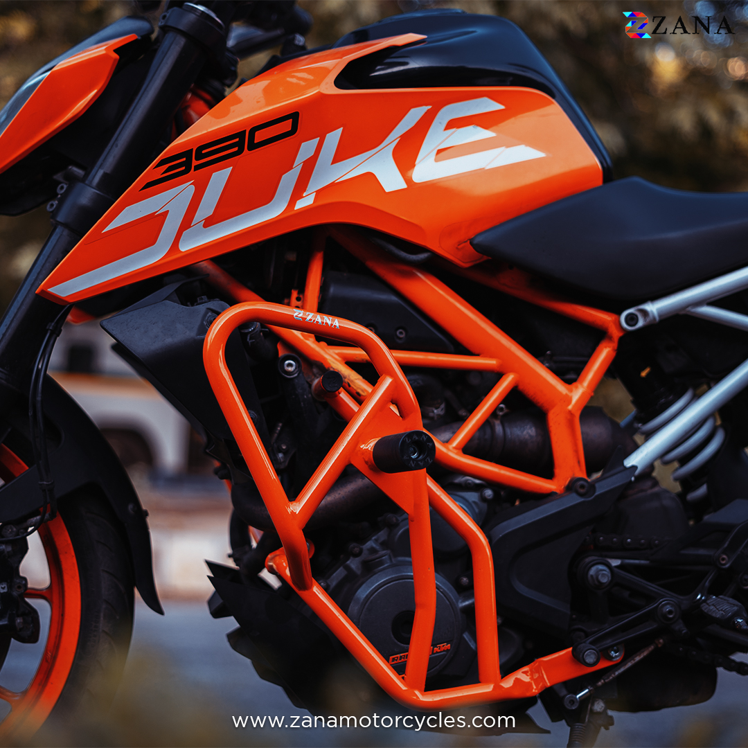 KTM Duke 250/390 Crash Guard, Leg Guard Orange for model (2017-18 ...