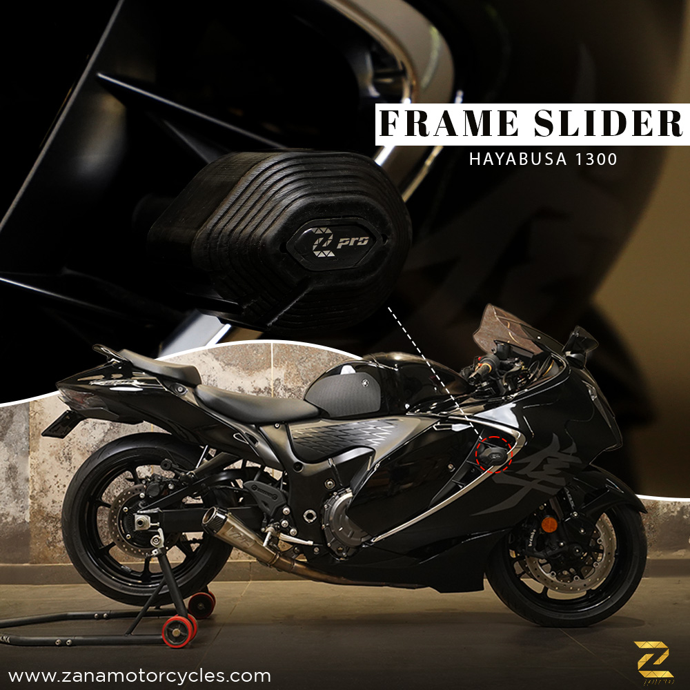FRAME SLIDER BLACK FOR SUZUKI HAYABUSA 1300