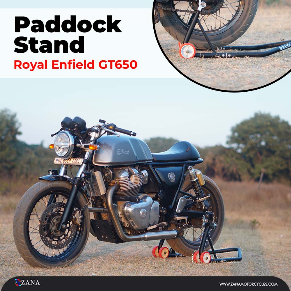 Royal Enfield GT/Interceptor 650 Bike Paddock Stand Texture Matt Black ...