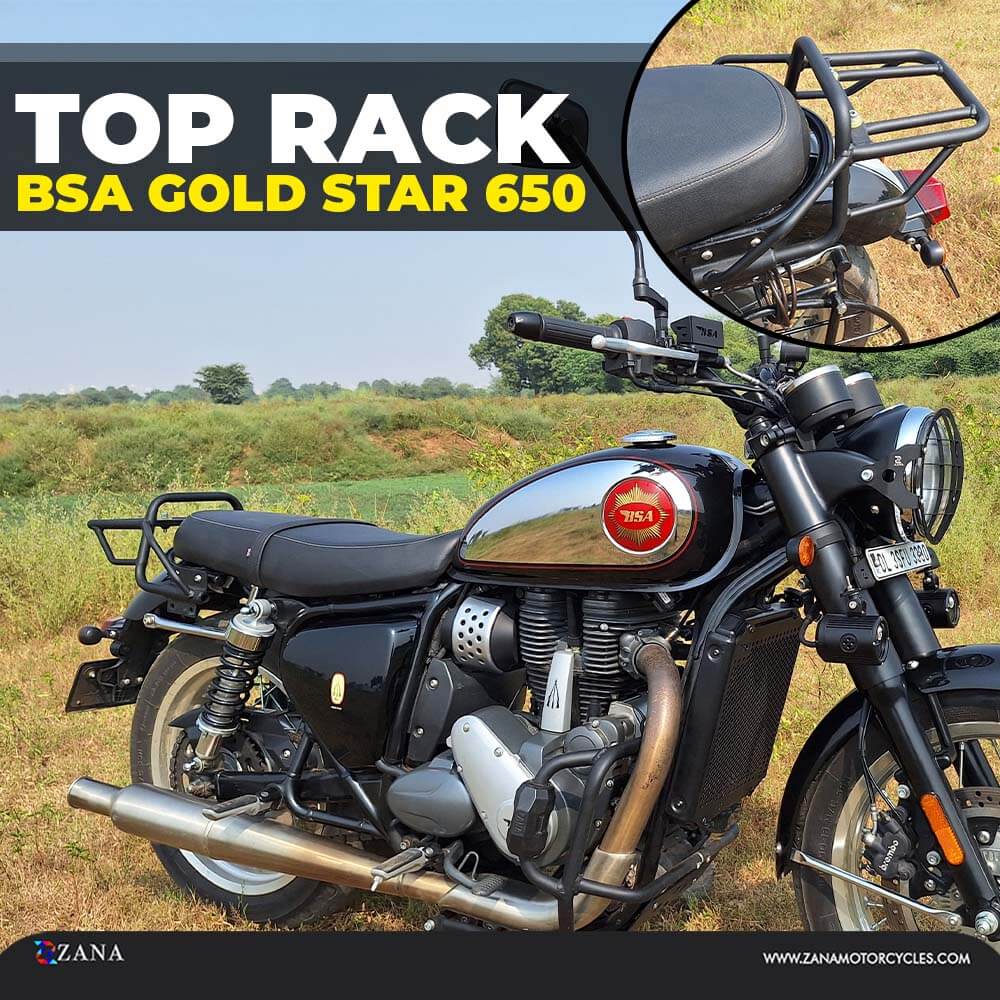 Top Rack for BSA Goldstar 650 without Plate Compatible with Pillion ...