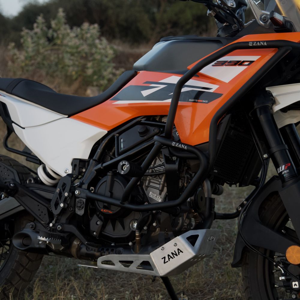 Upper & Lower Crash Guard Set ( Black ) For KTM ADV 390 2025
