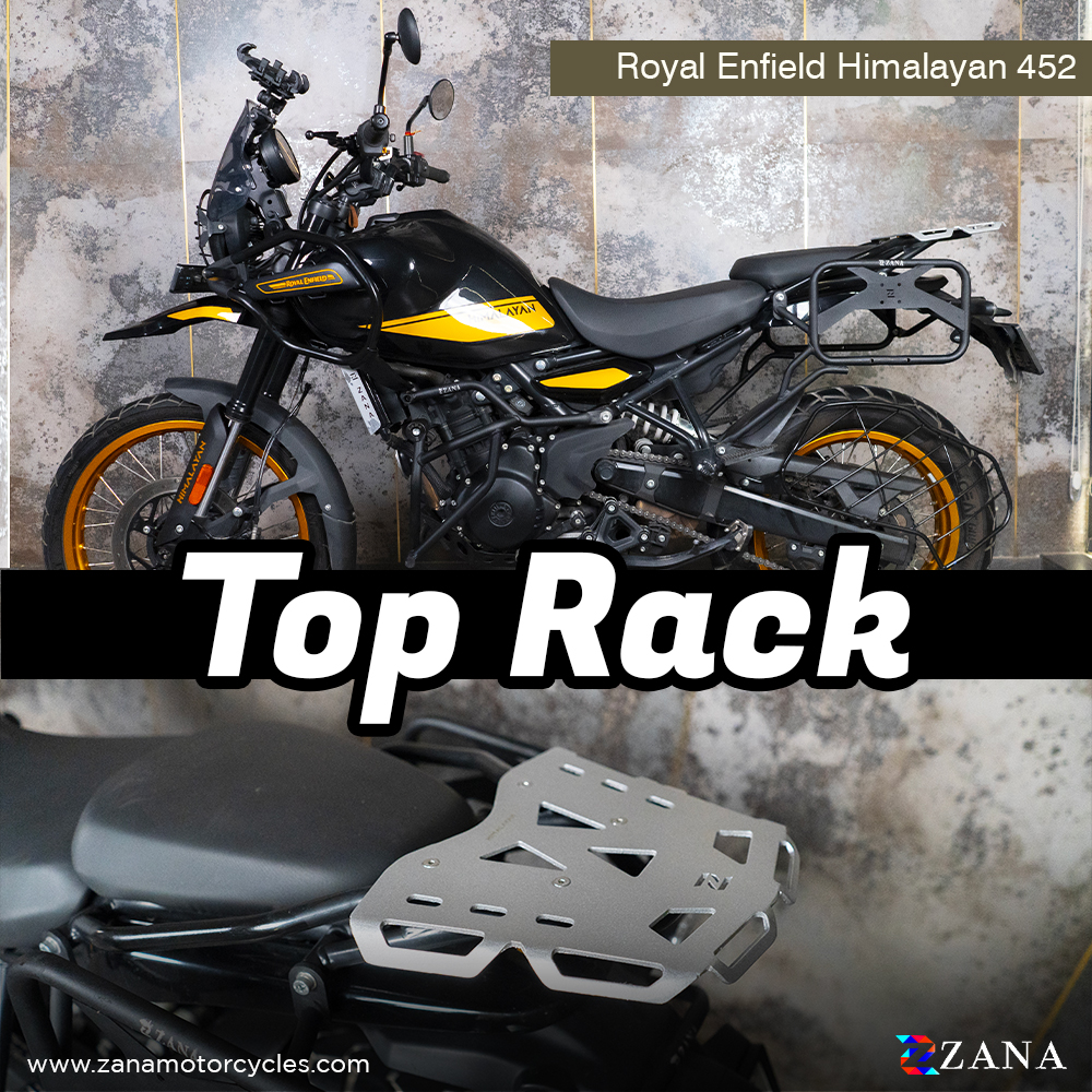 Top Rack plate Aluminium Silver For Himalayan 450