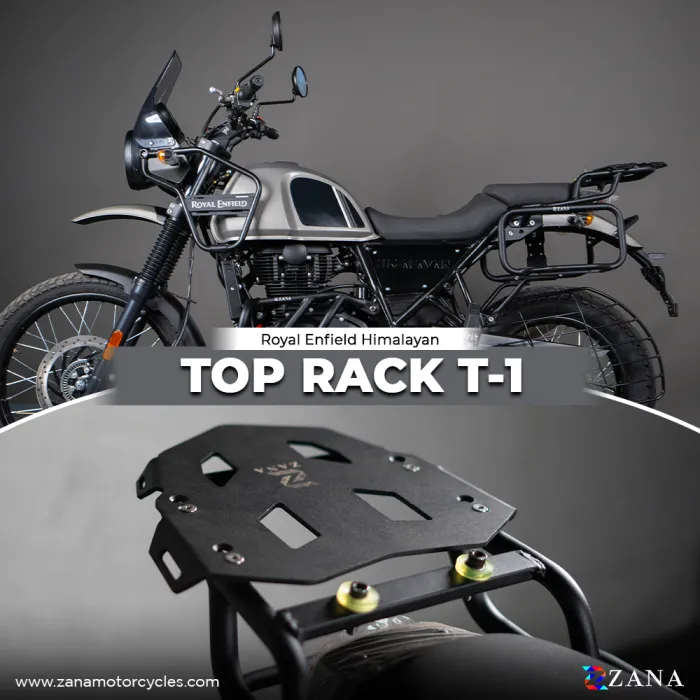 Royal Enfield Himalayan Aluminium Top Rack for model (2016-2020) | Zana ...
