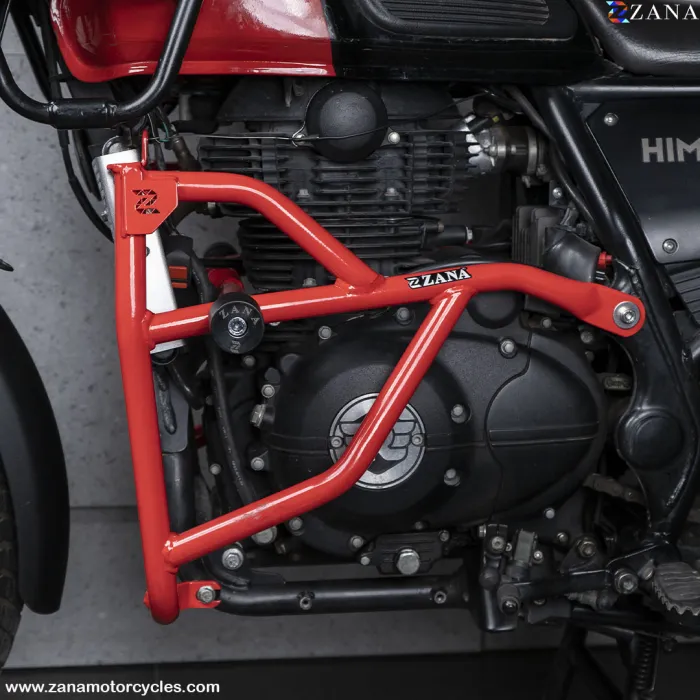 LEG GUARD MS WITH SLIDER HIMALAYAN RED BS6(2021-22)